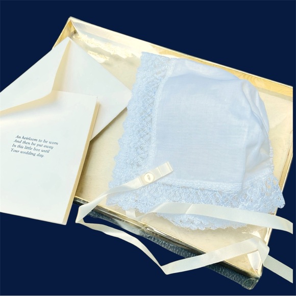 Radford | Accessories | Vtg 96s70s Unisex Newborn Cotton Lace New Old ...